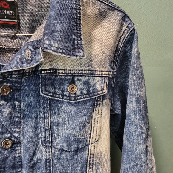 Akademiks | Jackets & Coats | Akademiks Acid Wash Denim Jacket | Poshmark